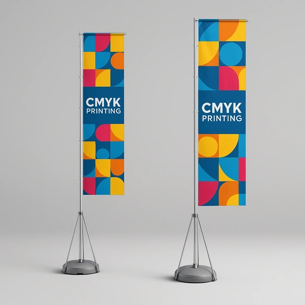 Portable Outdoor Flag System | CMYK Printers