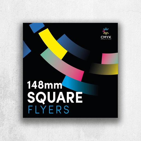 148mm Square Flyer Printing | Custom Leaflets UK | CMYK Printers