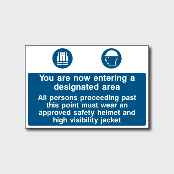 Designated Area Signs - CONS0002 | CMYK Printers