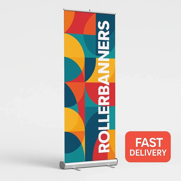 Roller Banner Printing | 4 Sizes | Fast Delivery | CMYK Printers